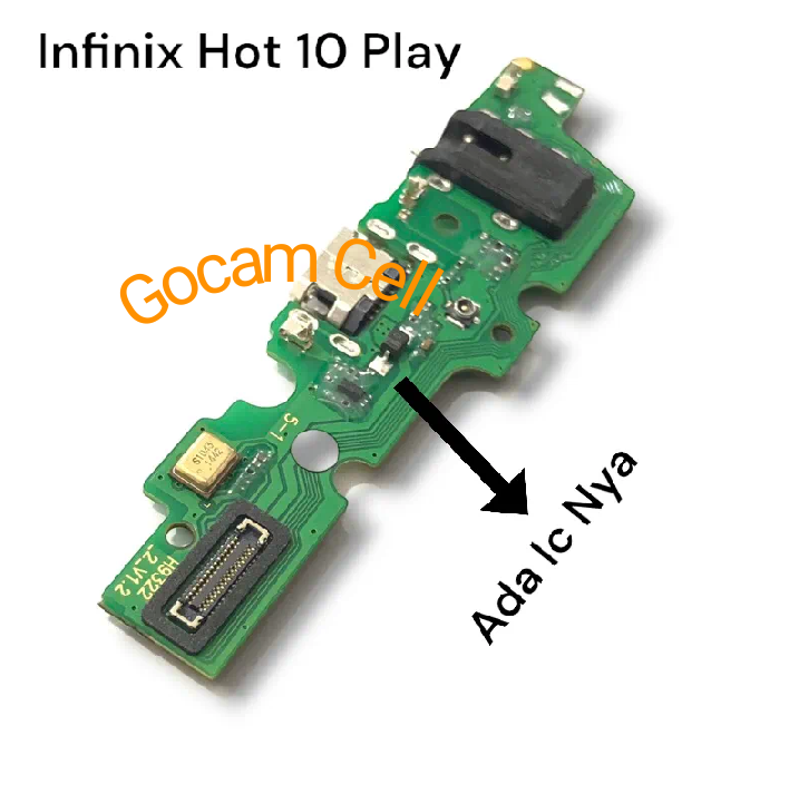 Papan Cas Konektor Cas Infinix Hot 10 Play X688 Original Full Komponen ...