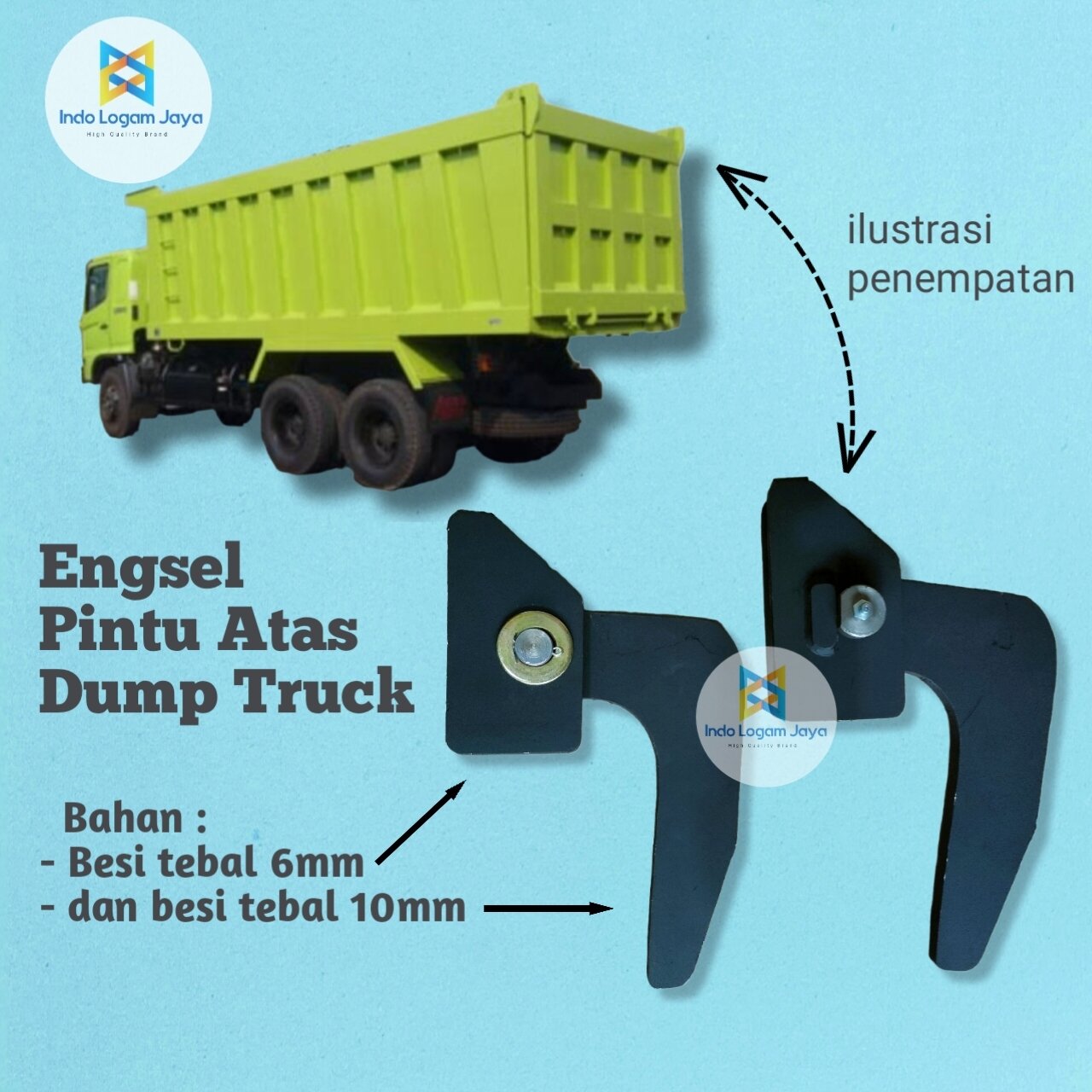 Engsel pintu atas Dump Truck / Hinge Get Dump Truck / Engsel pintu ...