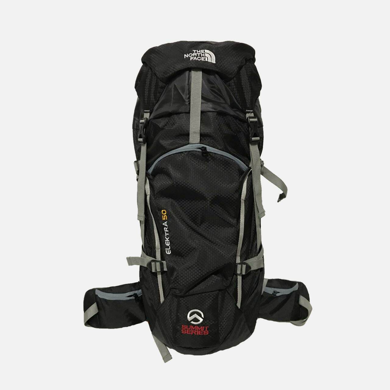 Tas Gunung / Tas Carrier TNF Elektra 50 up 60L, Rain Cover | Lazada ...