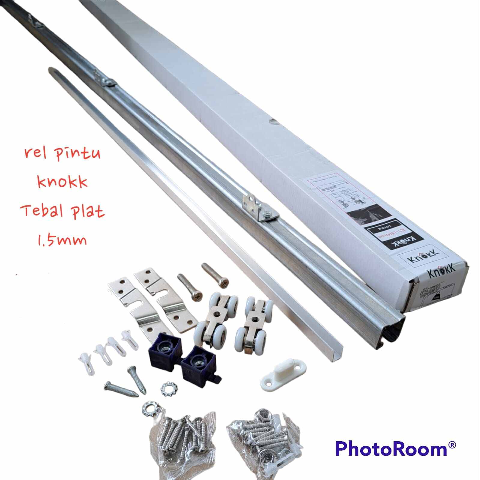 Sliding Track 180 cm Tebal / Rel Pintu KnokK 1,8 meter / Rel Pintu ...