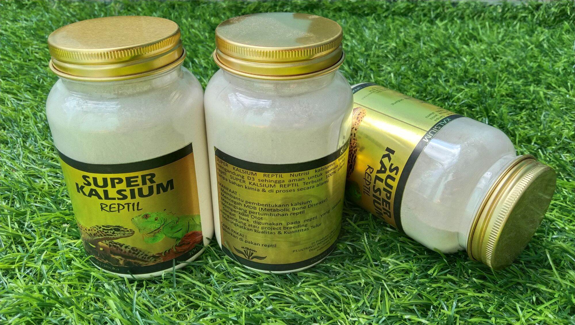 Super Kalsium Reptile 300gr tanpa vit D untuk breeding dan nutrisi ...