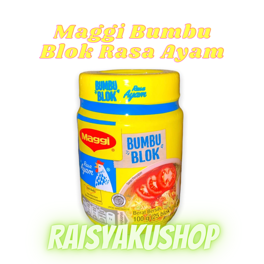 Maggi Bumbu Kaldu Blok Rasa Ayam 100 gram | Lazada Indonesia