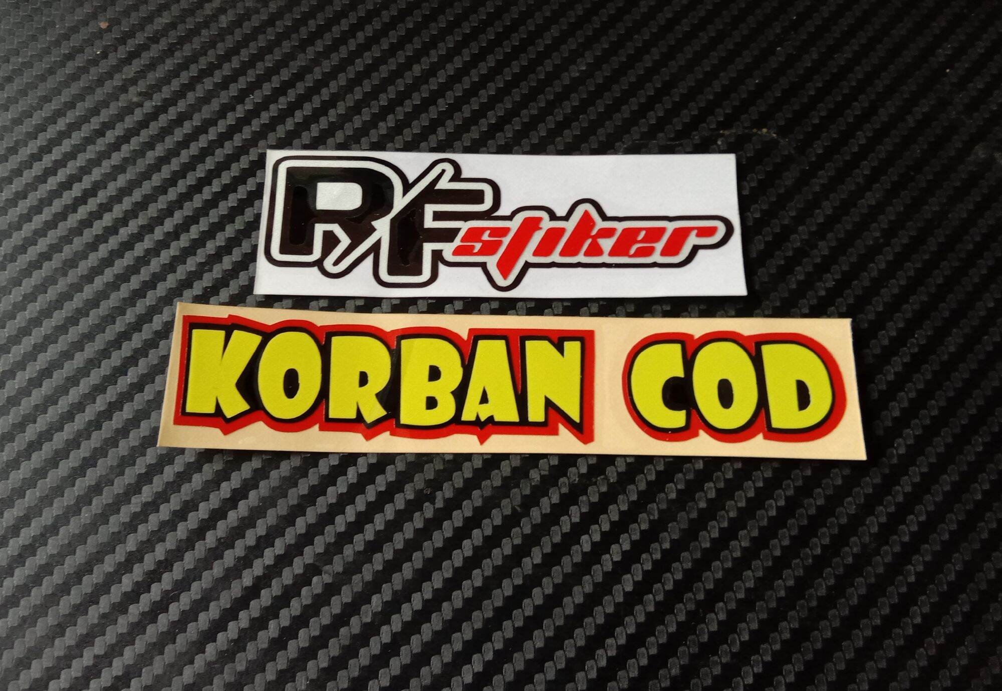 Stiker sticker korban COD cutting stiker motor viral murah | Lazada ...