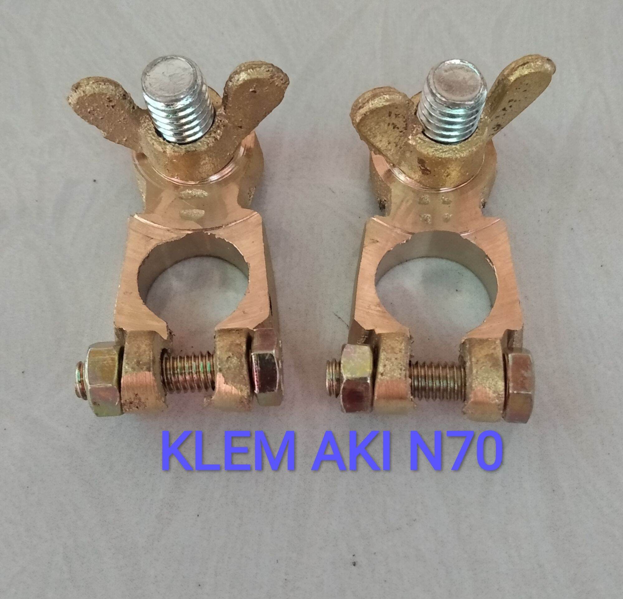 klem aki / clamp accu / kepala aki / terminal aki N70 | Lazada Indonesia