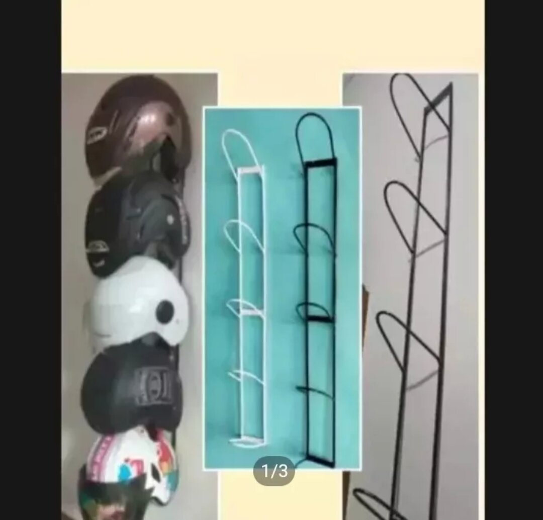 RAK GANTUNGAN HELM BESI 5 SUSUN MINIMALIS | Lazada Indonesia