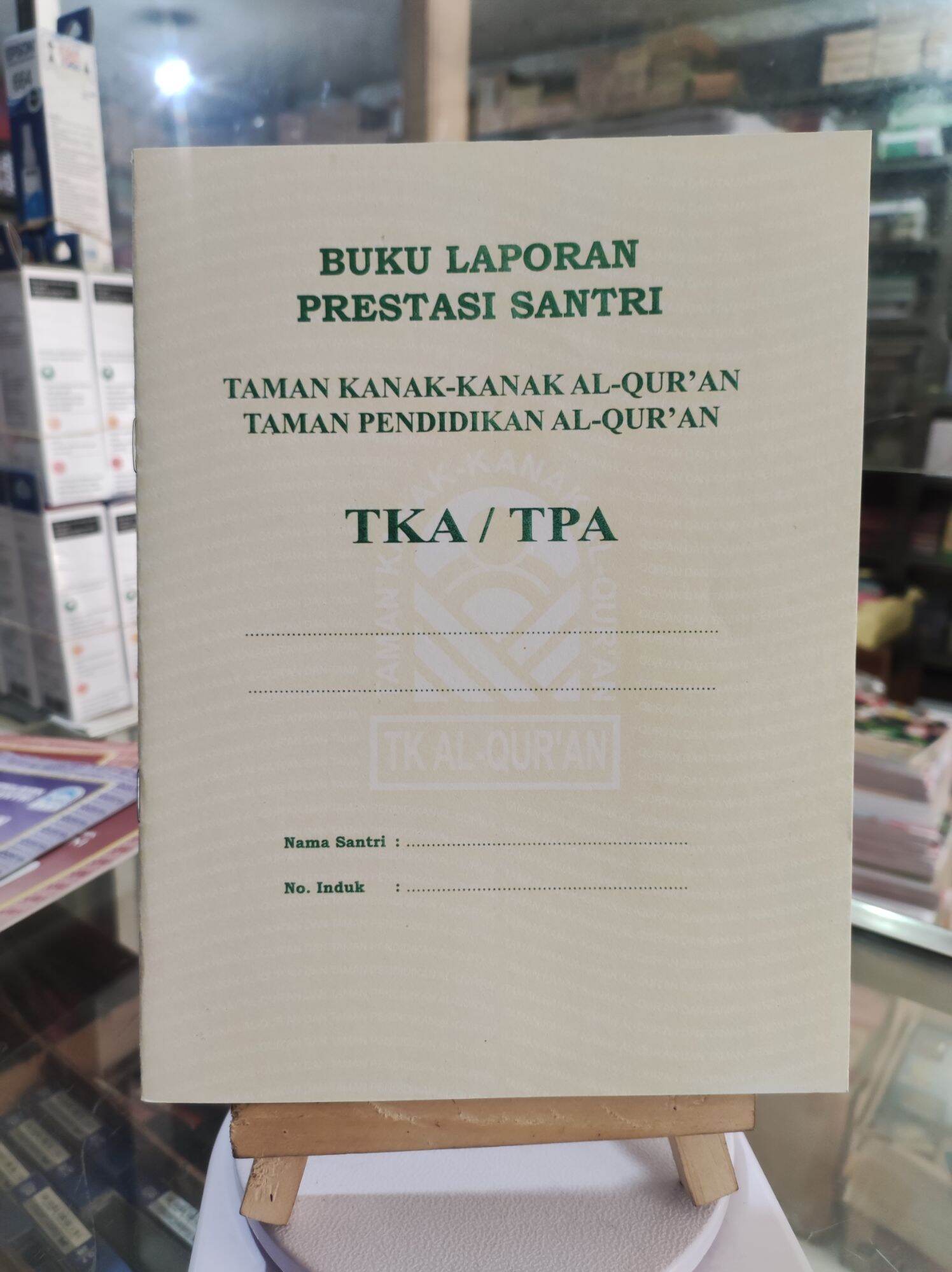 Buku Raport Santri TKA / TPA Kuning ukuran A5 (21x15,5cm) | Lazada ...