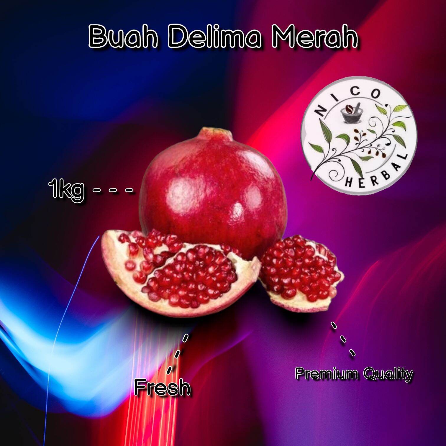 Buah Delima Merah