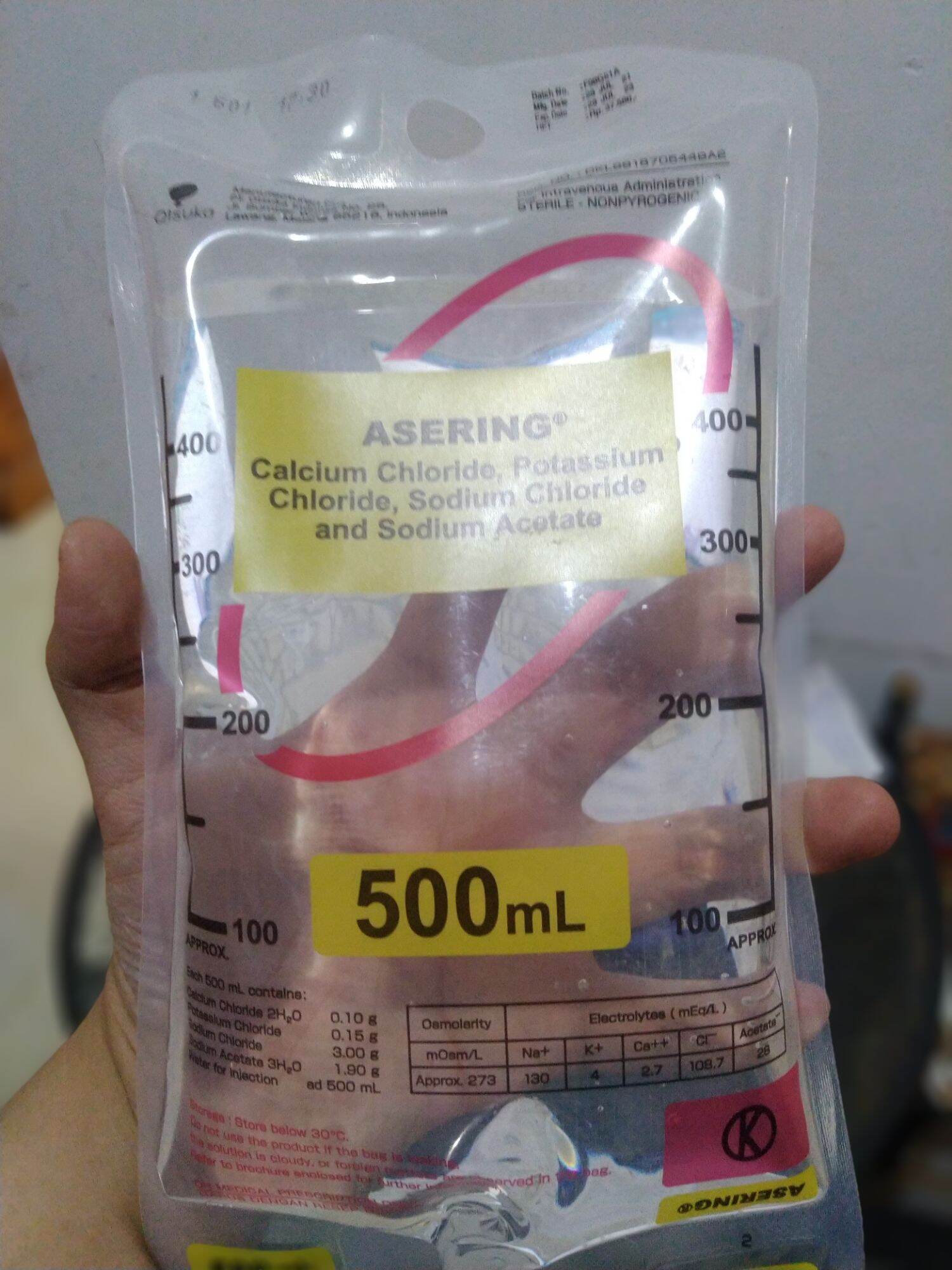 OTSUKA asering 500 ml cairan infus solution for infusion | Lazada Indonesia