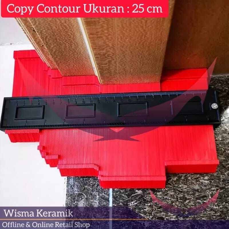 contour profile copy gauge duplicator alat copy jiplak profile 6 inch ...