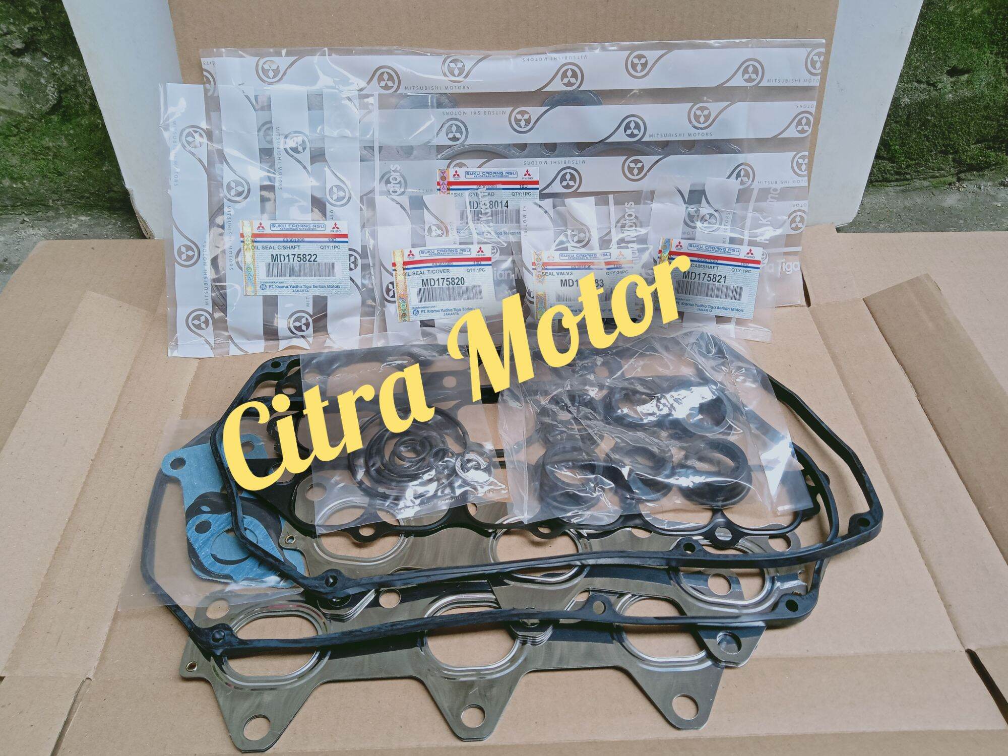 Paking packing gasket full set Mitsubishi gallant V6 Hiu 6A13 2.5 ...