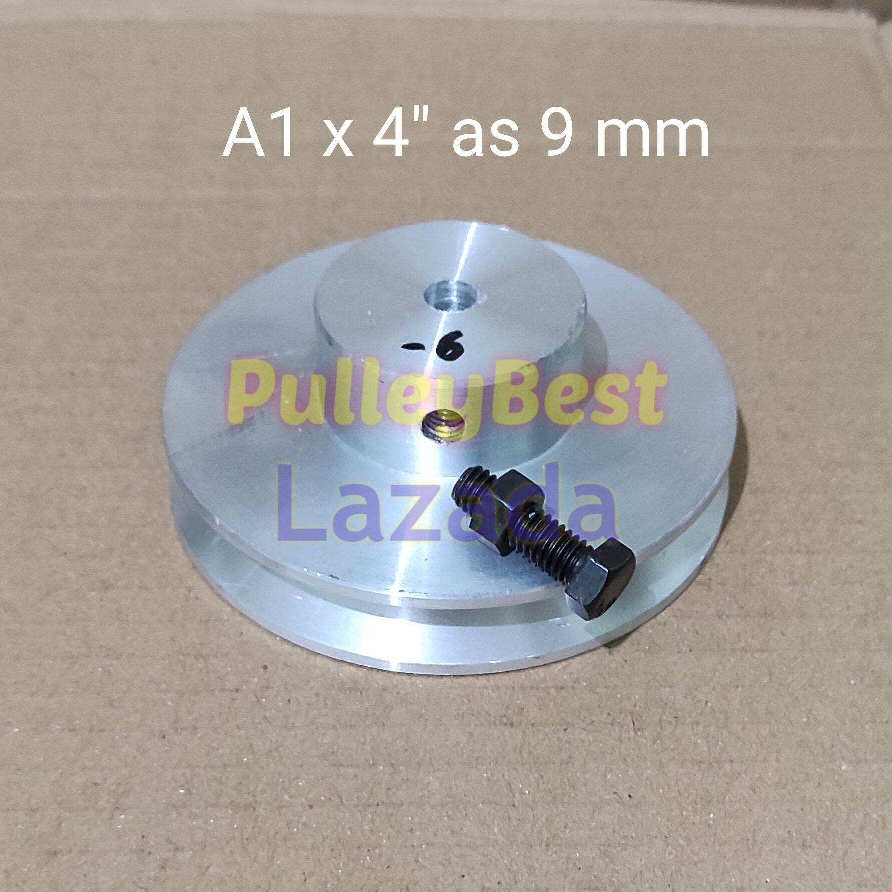 Pulley pully 4 inch as 9 mm jalur A1 / poly pully pompa SANYO puli ...