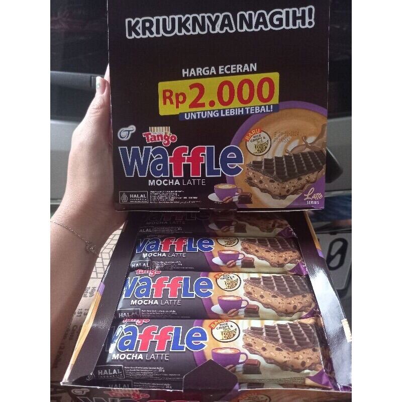 Tango Waffle Mocha Latte 1 box /12 pcs | Lazada Indonesia