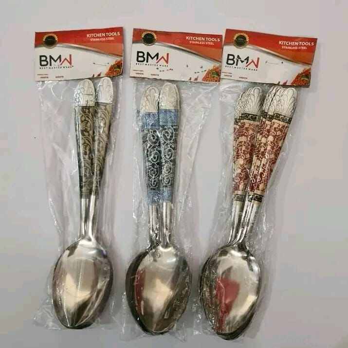 Sendok makan motif batik isi 12 pcs | Lazada Indonesia