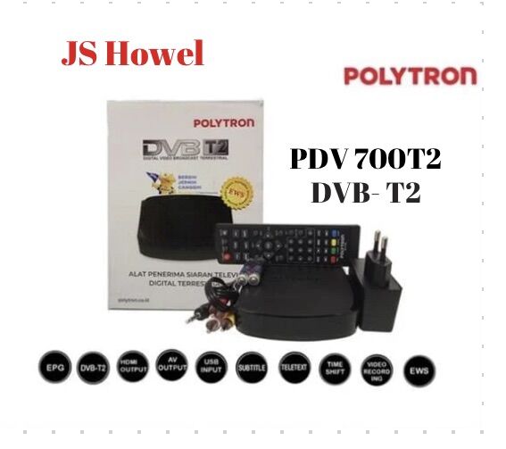 Polytron Set Top Box PDV 700T2 DVB-T2 Digital | Lazada Indonesia