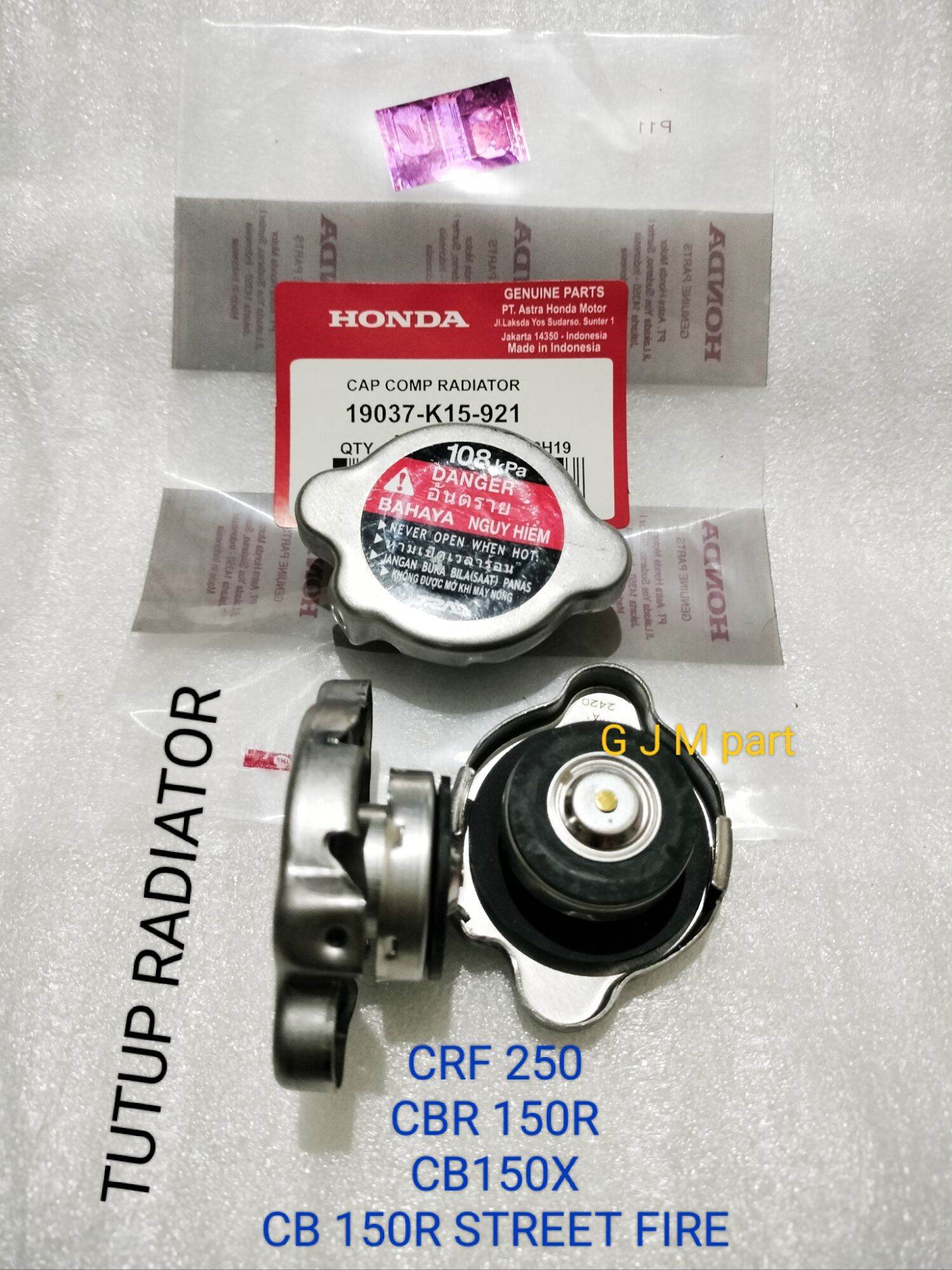 CAP COMP RADIATOR K15 TUTUP AIR RADIATOR HONDA CB150R STREETFIRE CB150X ...