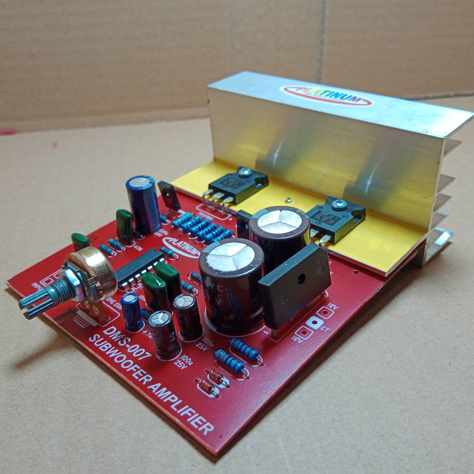 KIT POWER SUBWOOFER AMPLIFIER DMS 007 TIP MOSFET PLATINUM KIT POWER ...