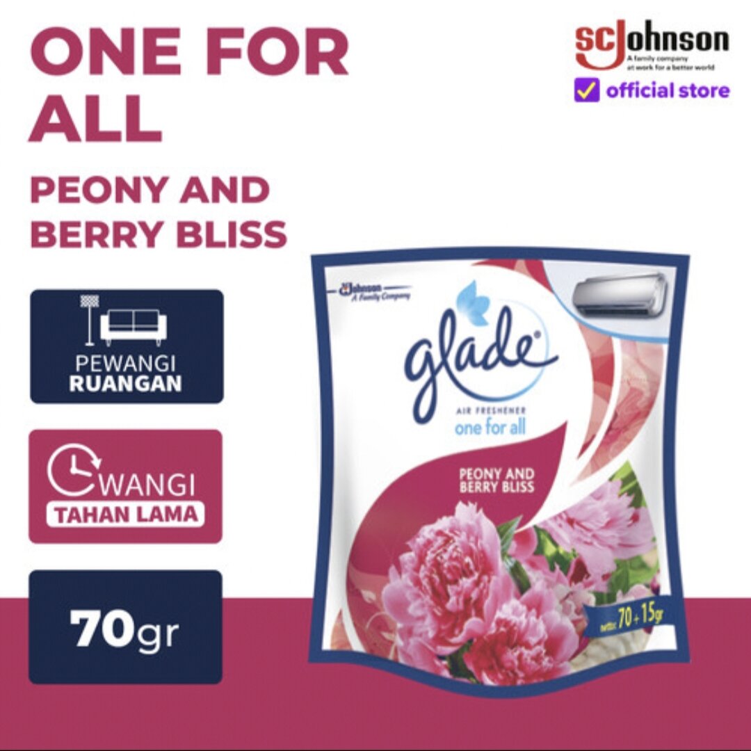 Glade One For All Air Freshener Peony And Berry Bliss Refill 70 + 5 gr ...