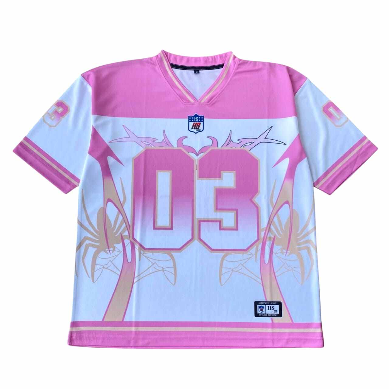 Jersey vintage rugby sublim full printing bahan dry-fit silvertext ...