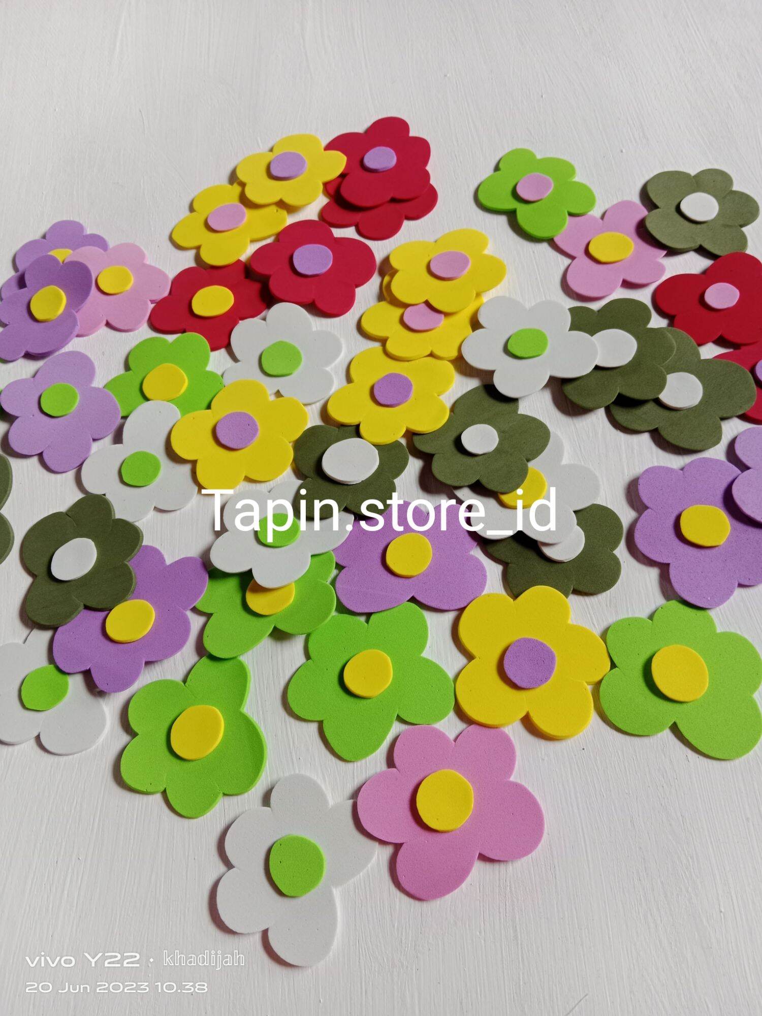 Isi 10 Pcs Stiker hiasan kelas / hiasan dinding dari spon eva atau busa ...