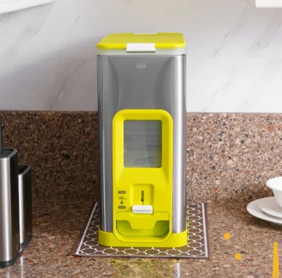 rice box tempat beras eko 10 kg stainless steel rice dispenser | Lazada ...