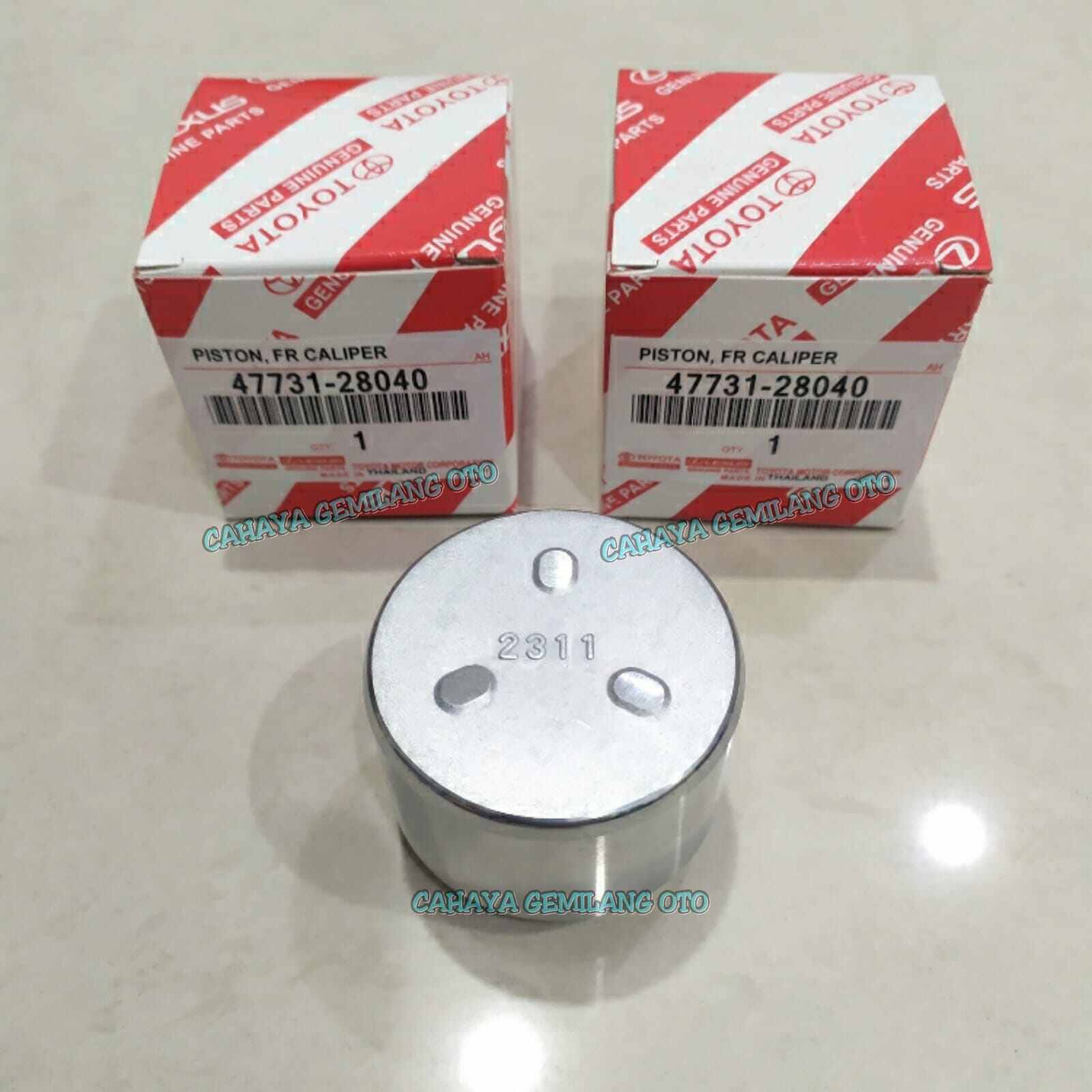 Piston Caliper Kaliper Rem Cakram Kijang Super Grand Kapsul 5K 7K Isuzu ...