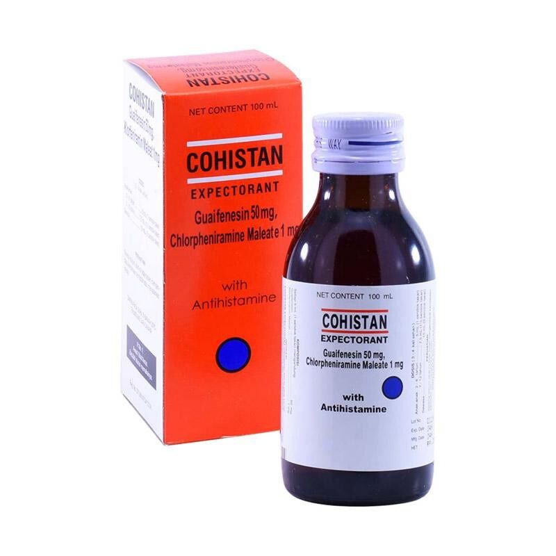 cohistan expectorant obat batuk 100 ml perbotol | Lazada Indonesia