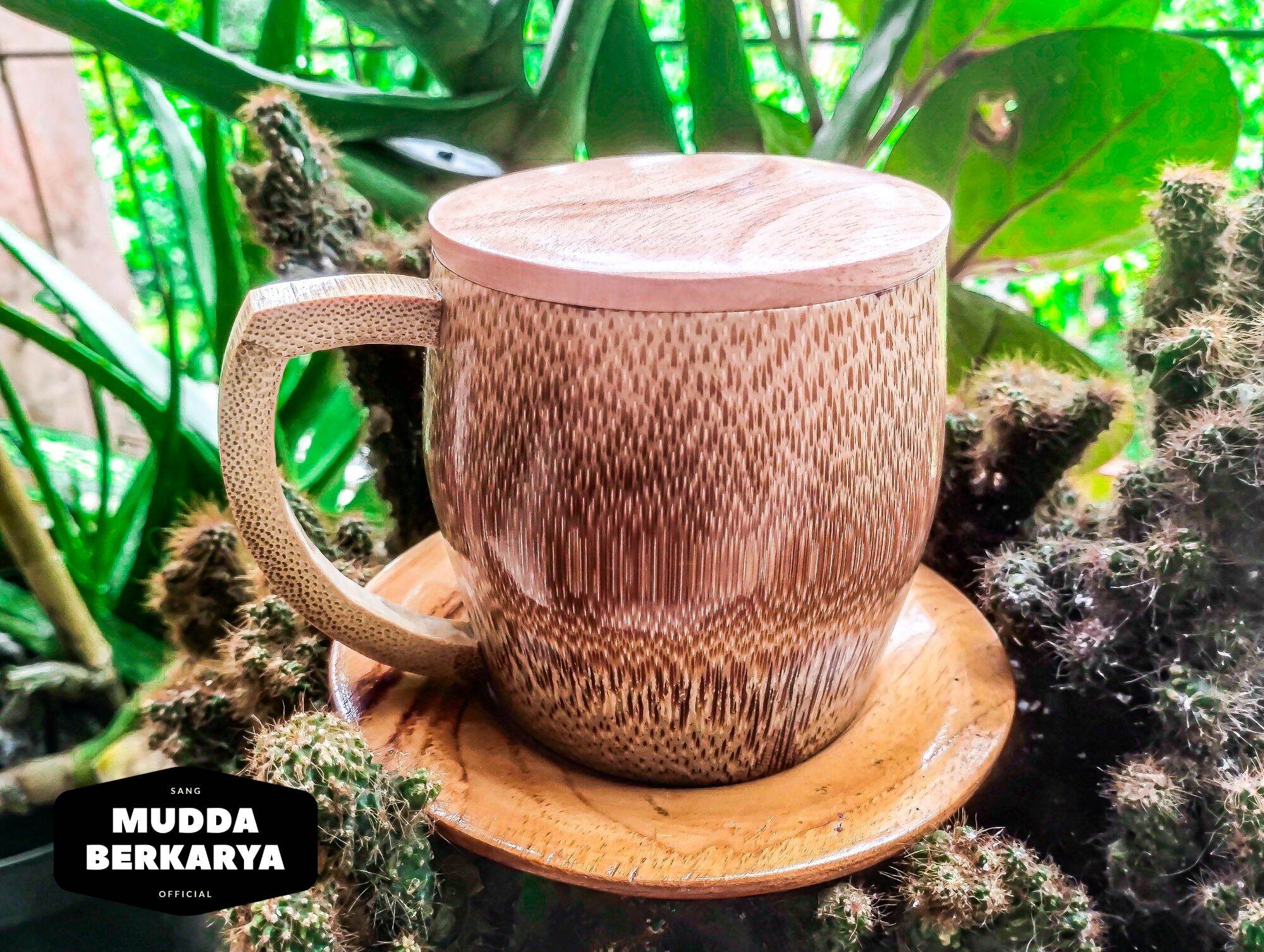Cangkir Bambu Asli Cangkir Kopi Gelas Kayu Bambu Tradisional Termurah ...