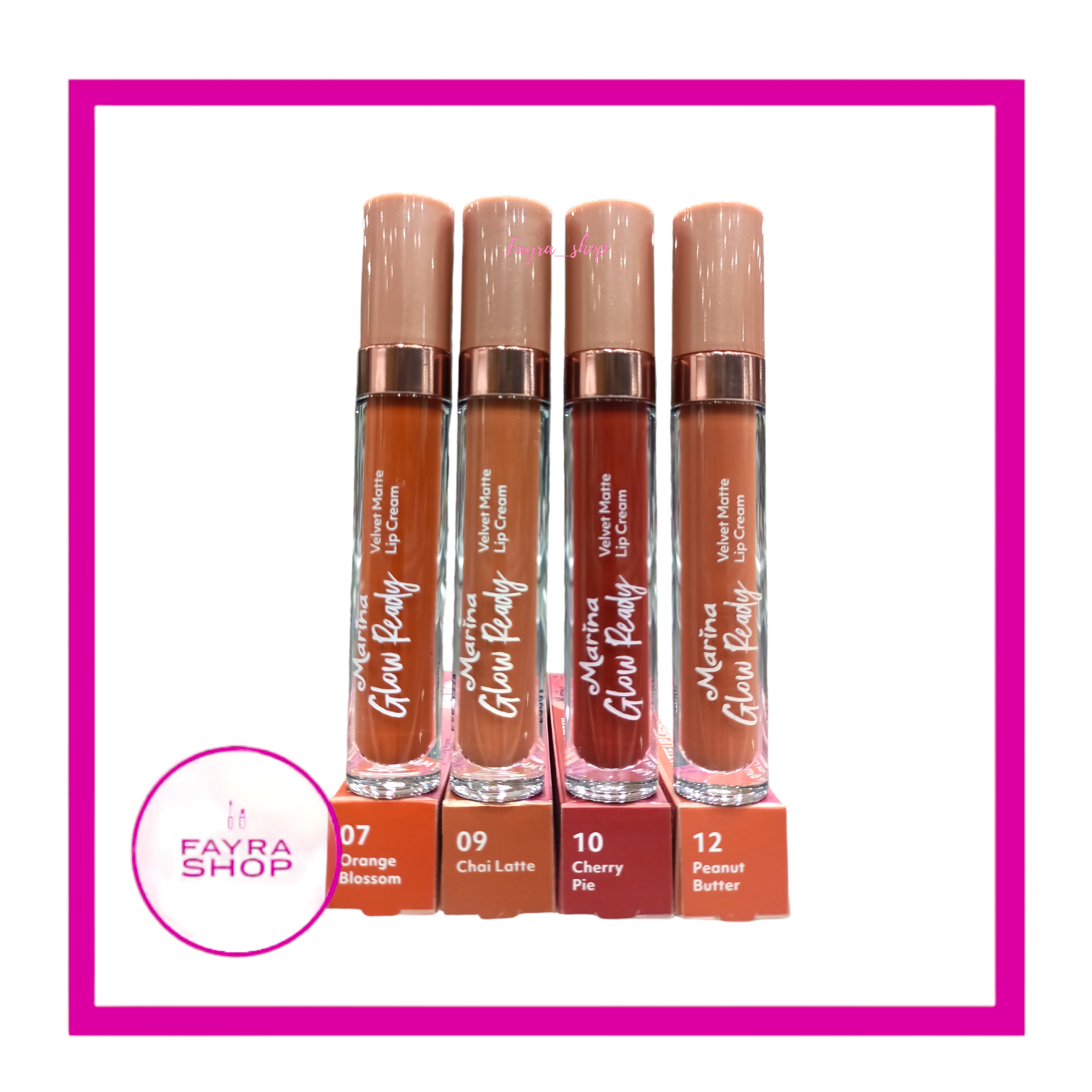 Marina Glow Ready Velvet Matte Lip Cream New Shades | Lazada Indonesia