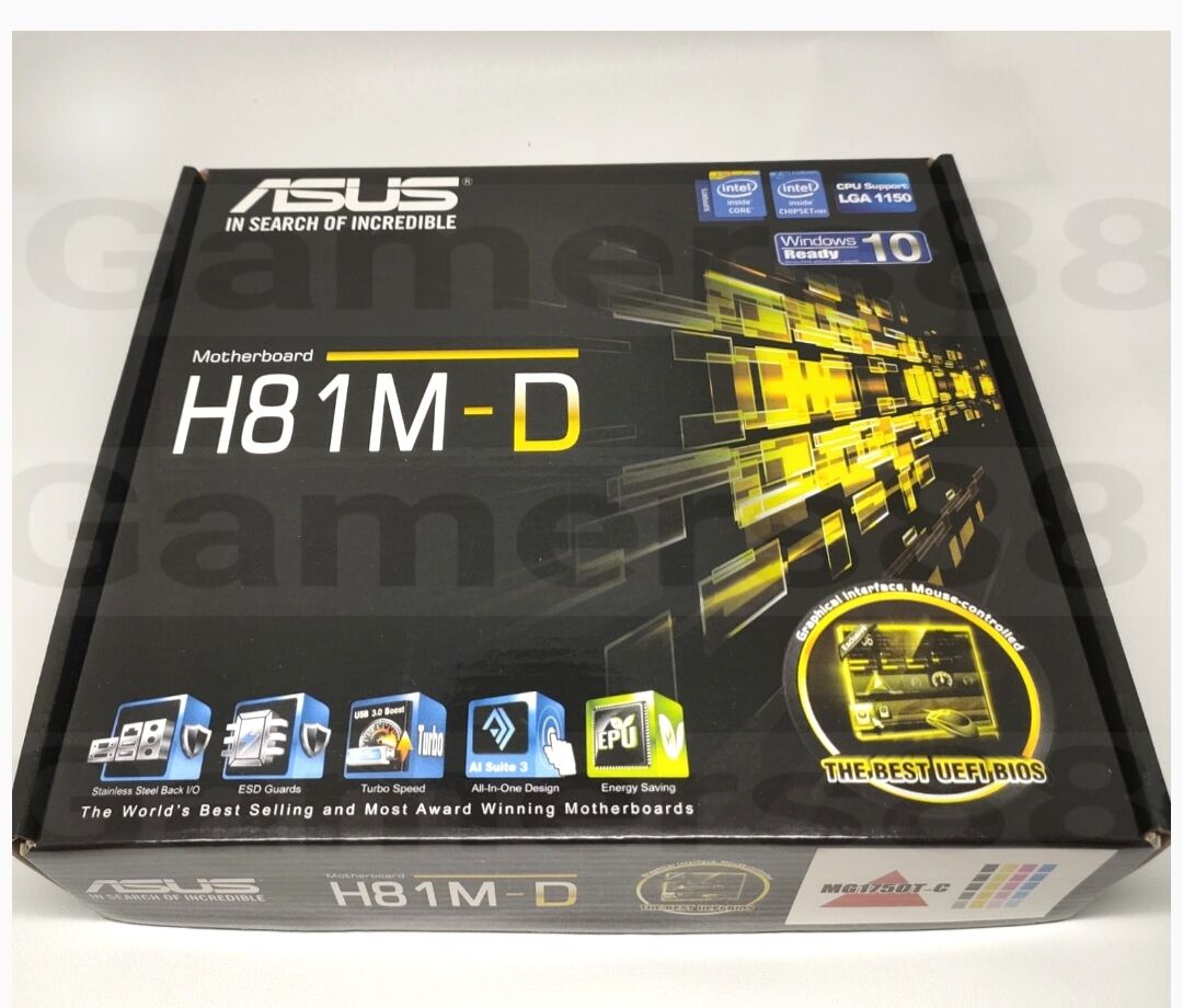 Motherboard ASUS H81M-D Mainboard Mobo LGA 1150 | Lazada Indonesia