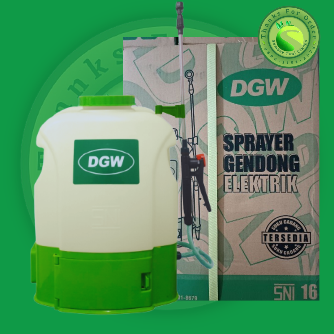 TANGKI SPRAYER GENDONG ELEKTRIK 16 LITER MERK DGW | Lazada Indonesia