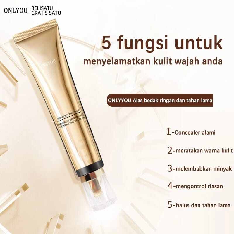 ONLYOU FOUNDATION MENGECILKAN PORI BB CREAM CONCEALER TAHAN AIR ...