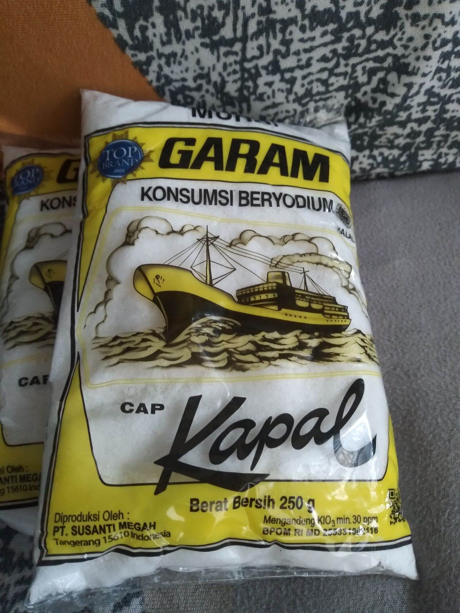 Garam Meja cap Kapal 250 gram | Lazada Indonesia