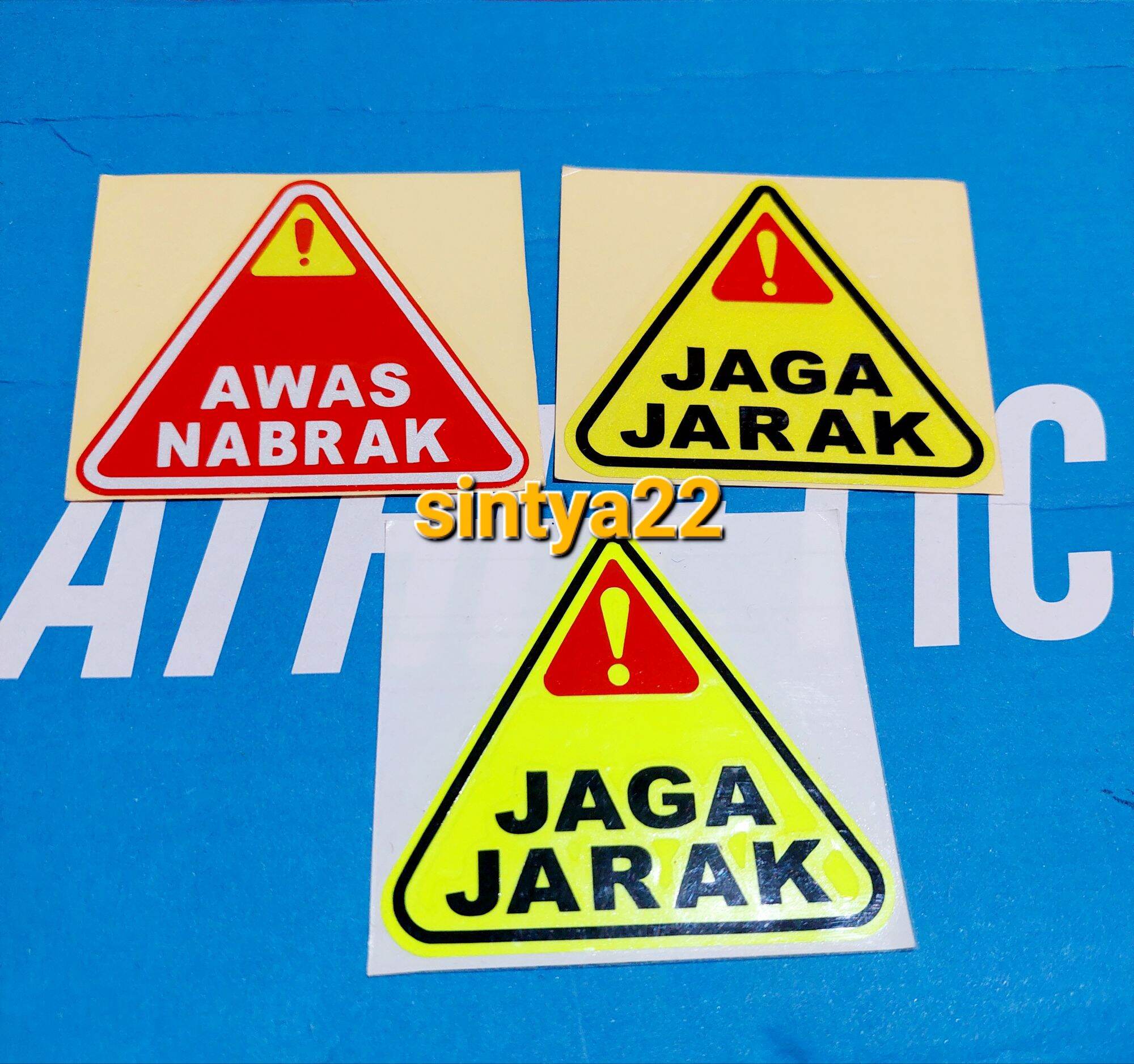 STICKER AWAS NABRAK DAN STICKER JAGA JARAK STICKER CUTTING TERMURAH ...