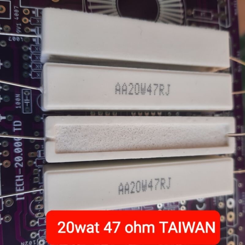 Resistor Kapur 47 Ohm 20 watt | Lazada Indonesia