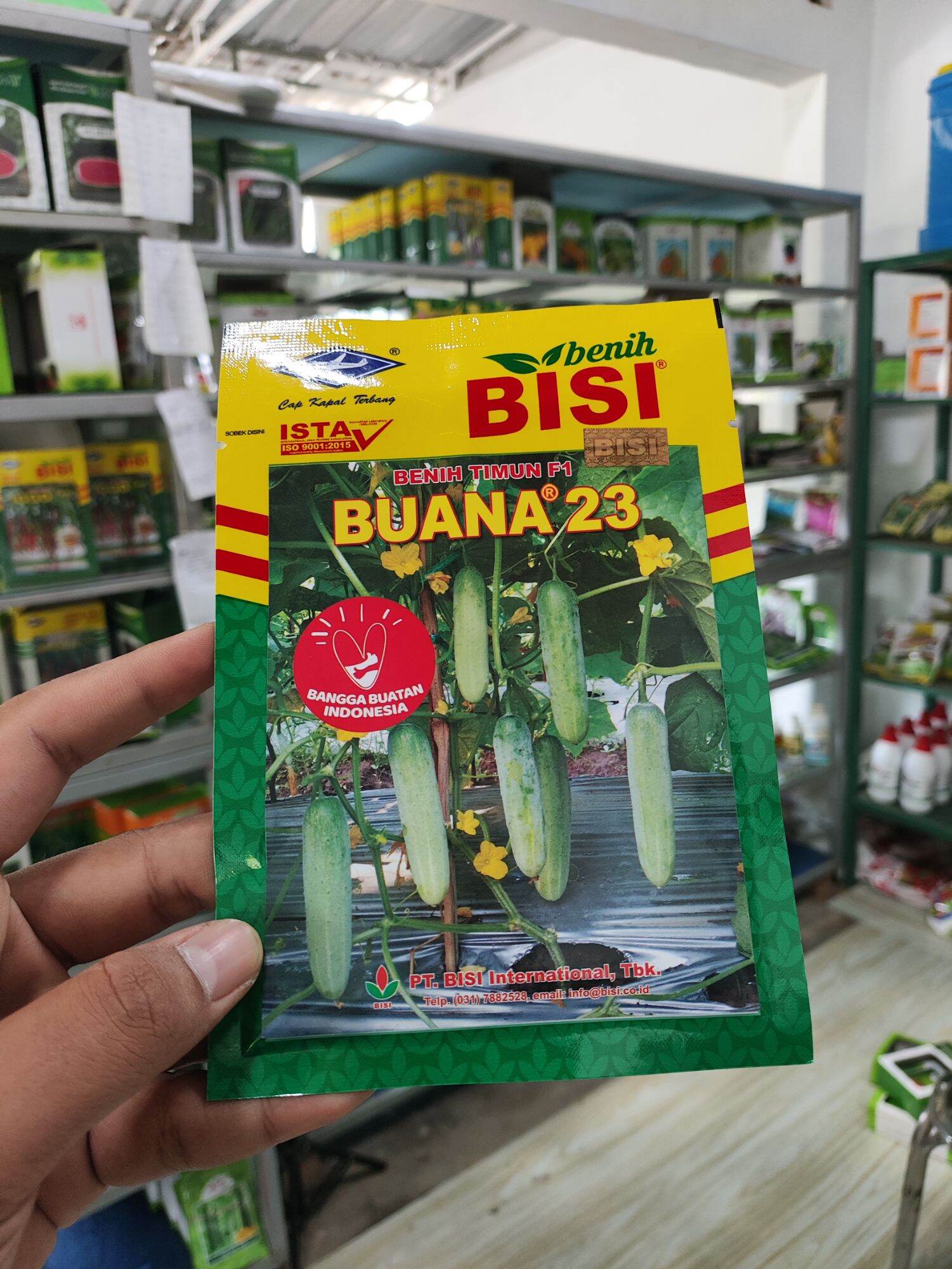 Benih Timun Buana 23 F1 Isi 20 Gram I Cap Kapal Terbang | Lazada Indonesia