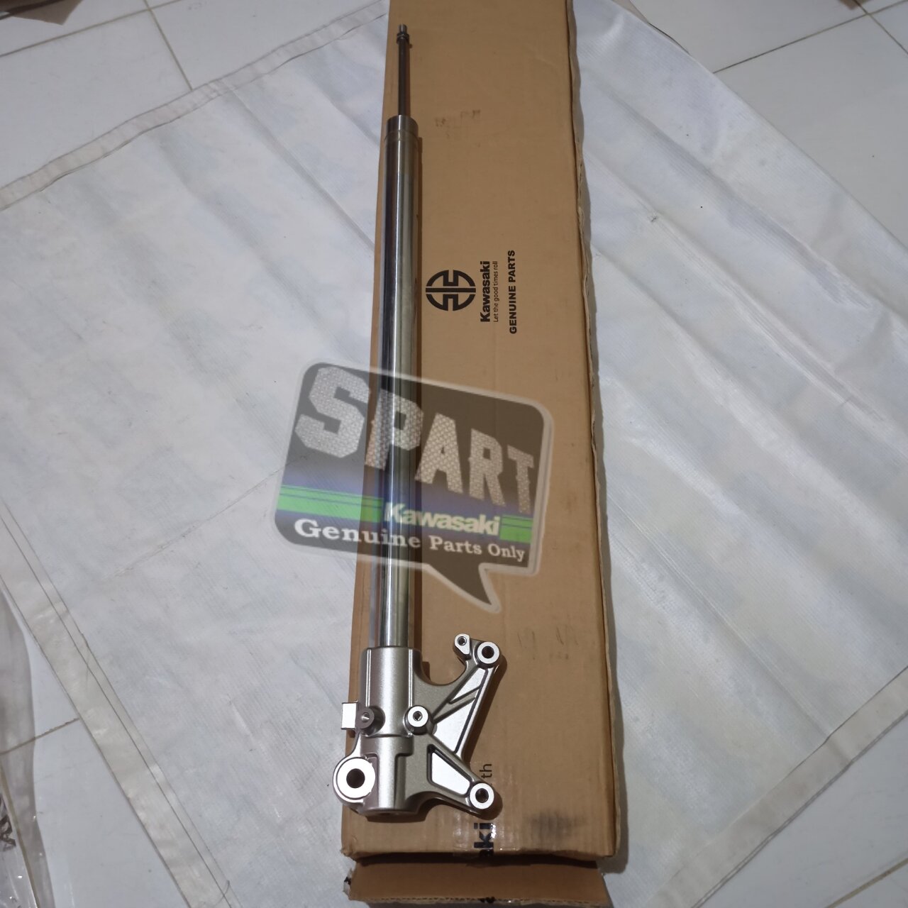 AS PIPA SHOCK SHOK DEPAN USD KIRI D-TRACKER 150 ORIGINAL KAWASAKI ...