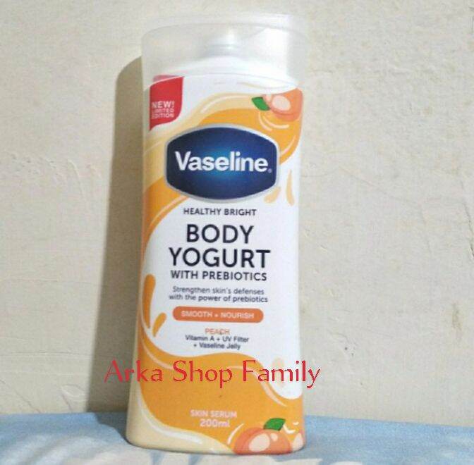 VASELINE Body Lotion Yogurt Yoghurt Peach 200ml | Lazada Indonesia