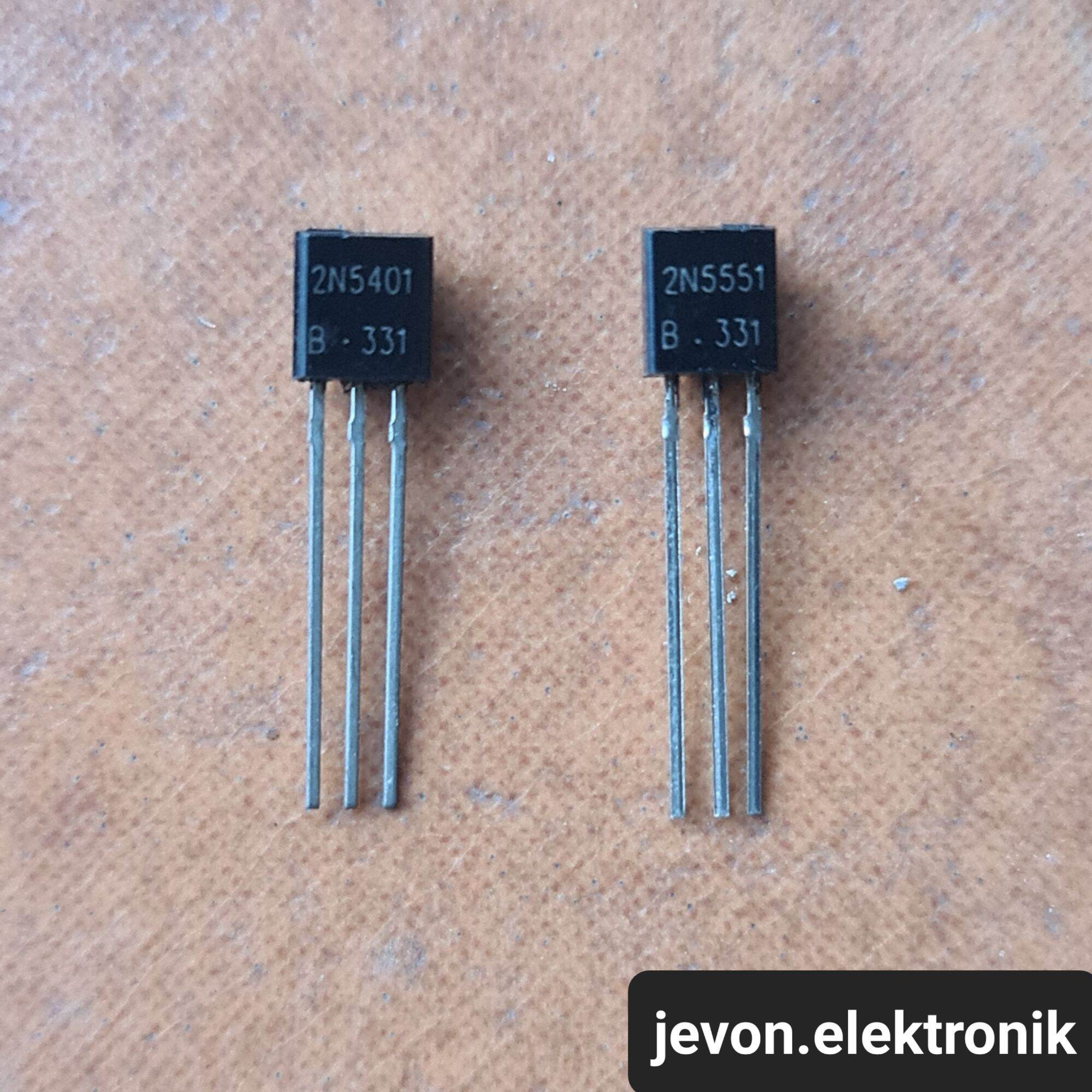4 buah Transistor TR IC 2N5401 2N5551 2N 5401 5551 B331 Original ...