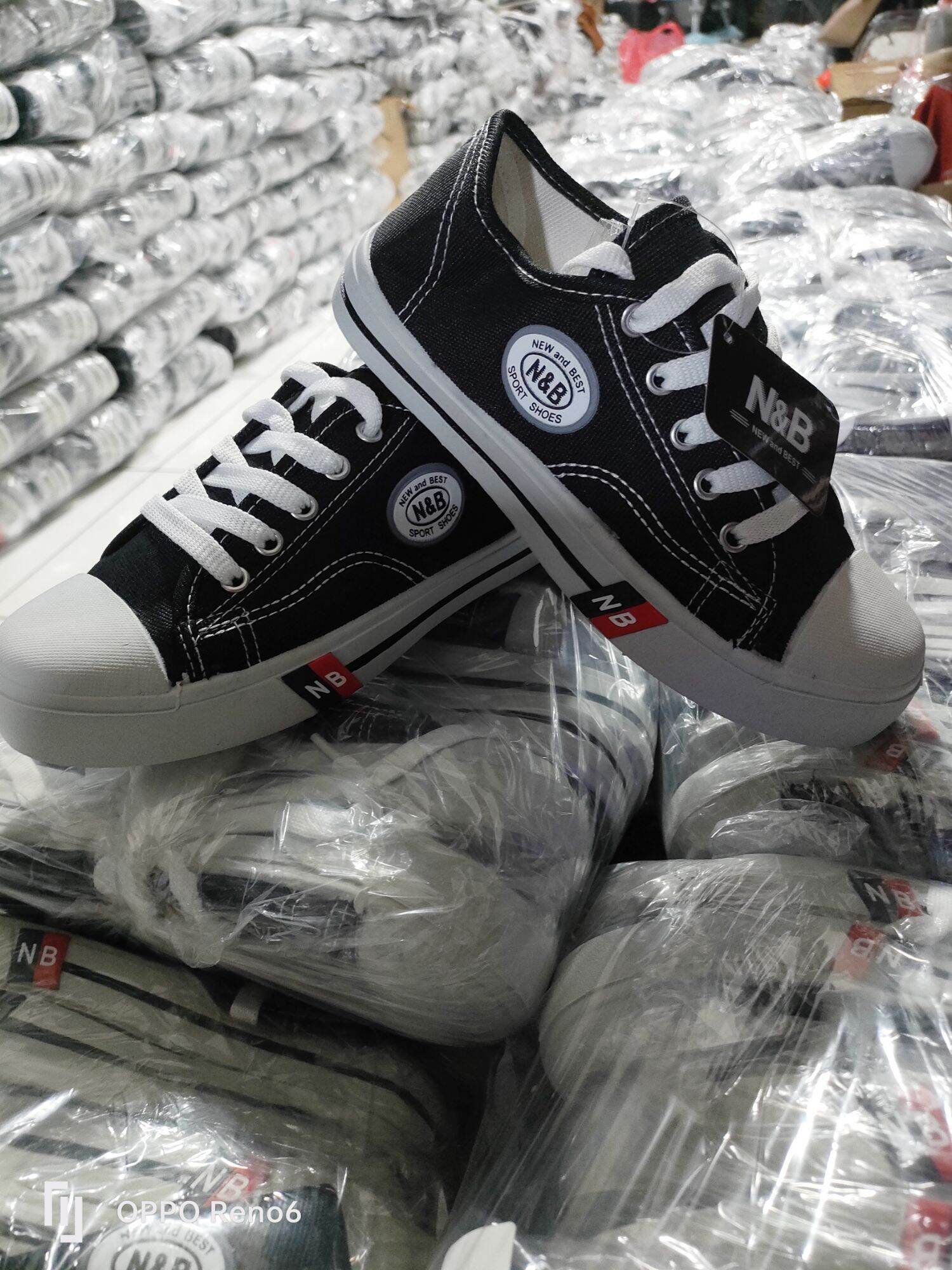 sepatu nb hitam putih pendek sekolah SD/SMP/SMA | Lazada Indonesia