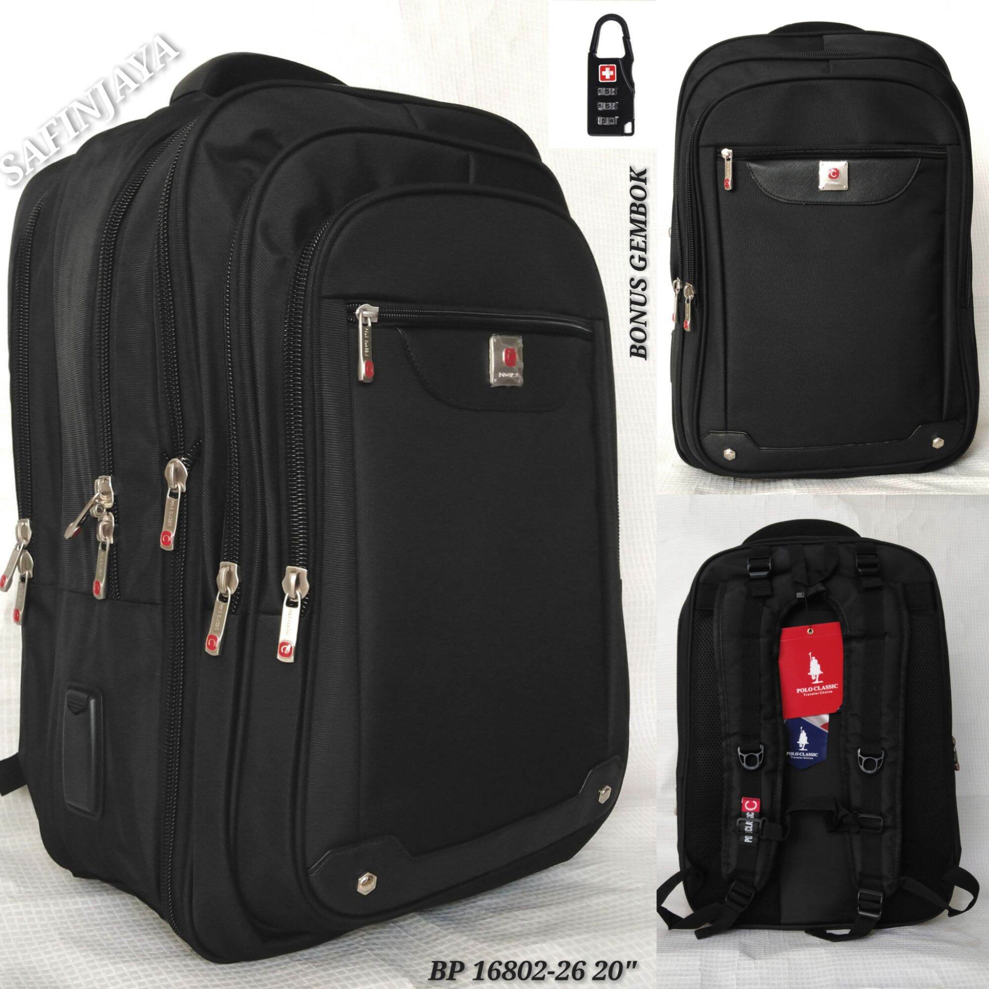 TAS RANSEL POLO CLASSIC JUMBO 20" | Lazada Indonesia