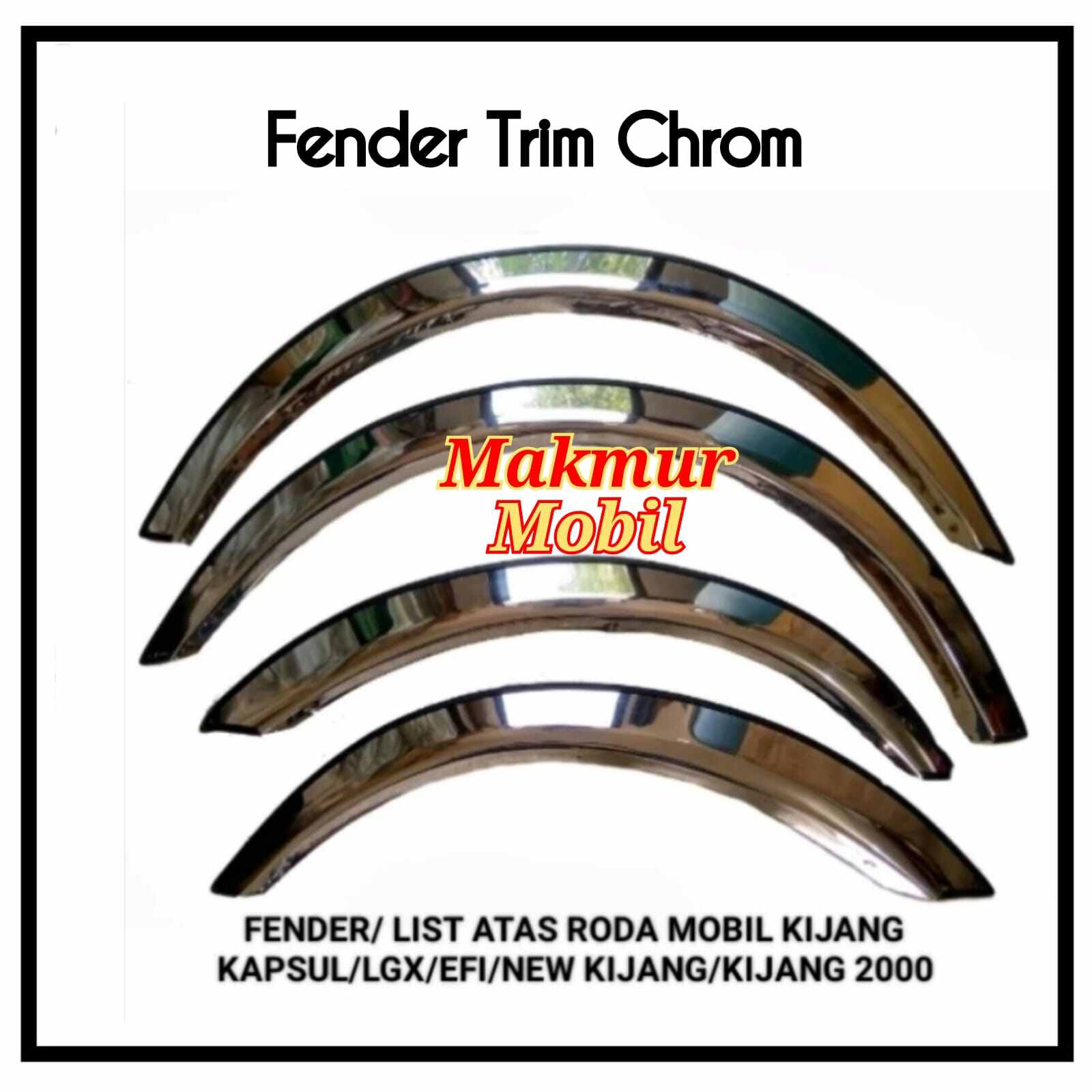 Fender/List Chrom Atas Roda mobil Kijang Kapsul/LGX/EFI/New Kijang ...