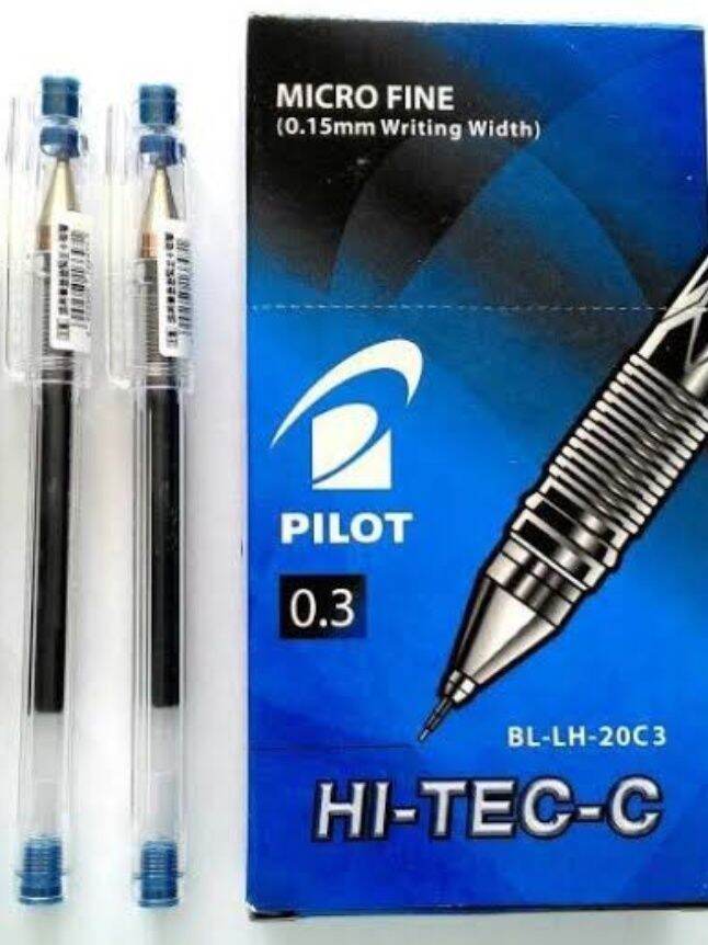 pena gel Pilot hitec-c santri warna tinta biru per pack isi 12 pcs ...