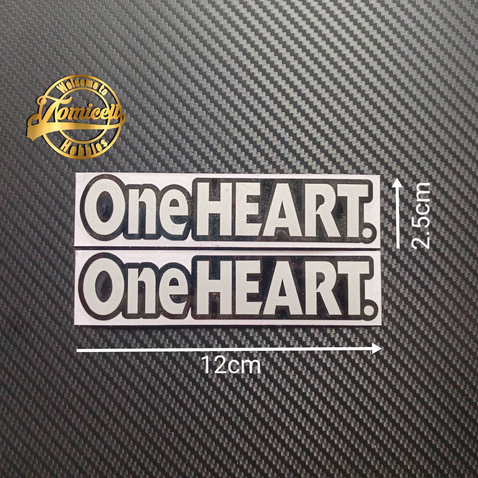 stiker cutting one heart honda warna hitam sticker cutting one heart honda hitam | Lazada Indonesia