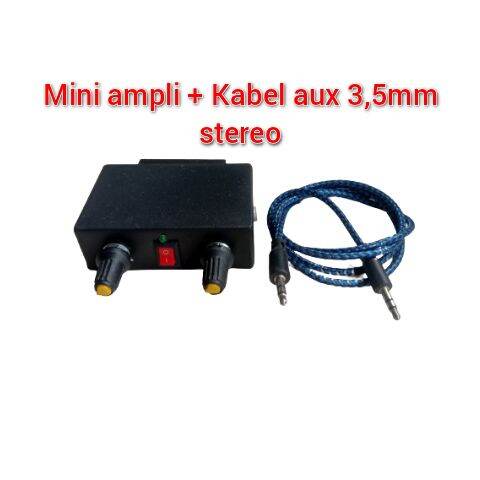 Mini ampli 5 volt stereo 2 chanel 2 potensio | Lazada Indonesia