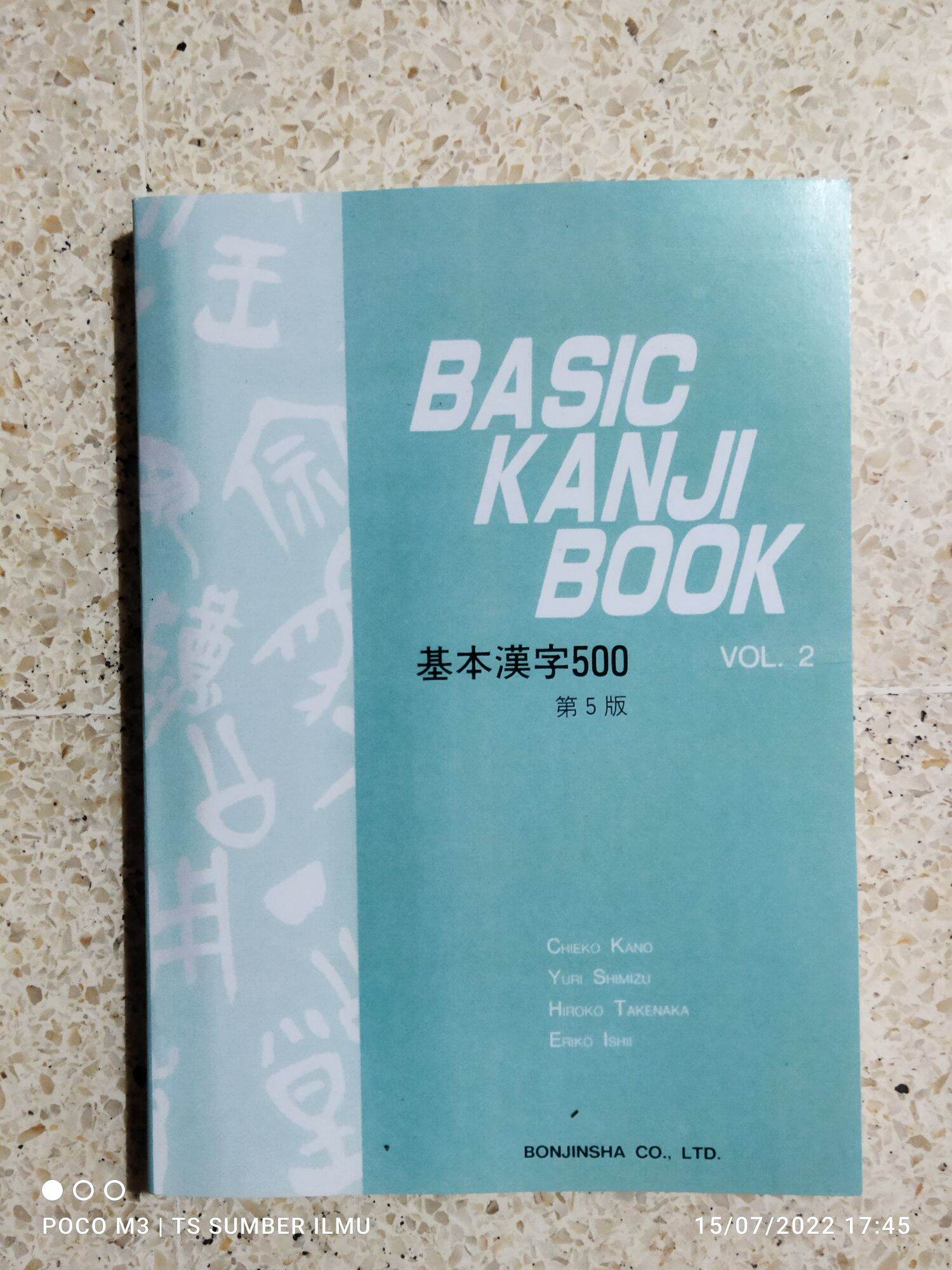 BUKU BASIC KANJI BOOK VOL 2 - CHIEKO KANO | Lazada Indonesia