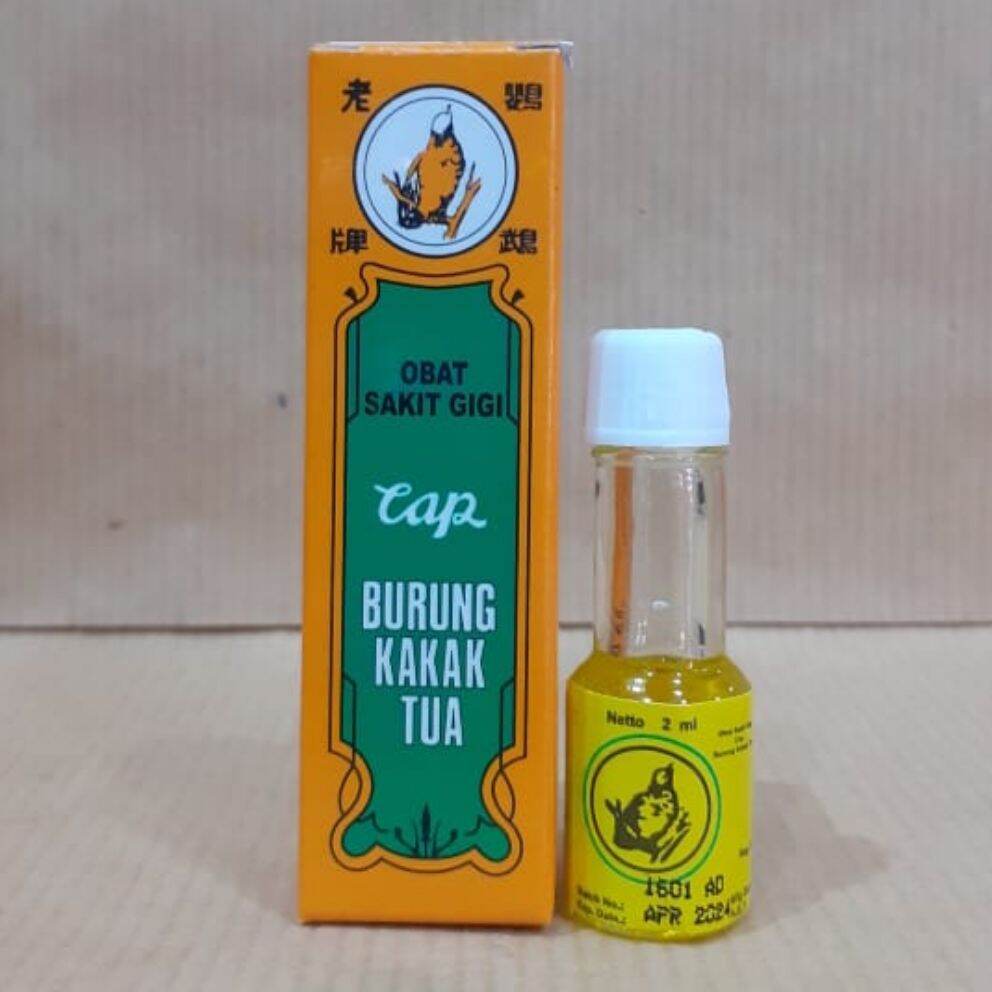 Obat Sakit Gigi Cap Burung Kakak Tua (Obat oles Sakit Gigi) | Lazada ...
