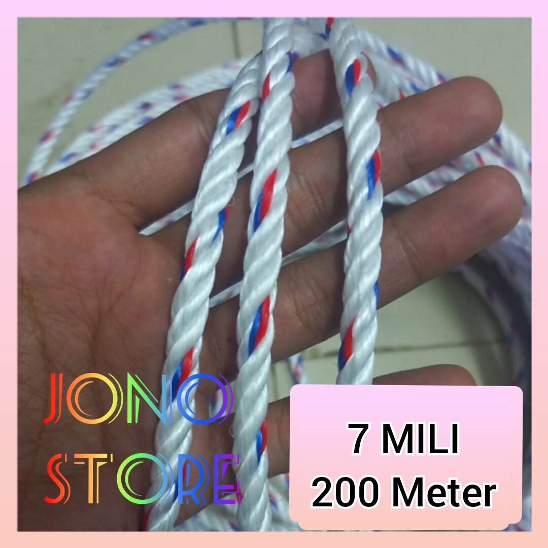 Tali Tambang 7mm 1 Roll Murah Tali Tambang Plastik 7mm Tambang 7mm Tambang Mobil Pick Up Dan