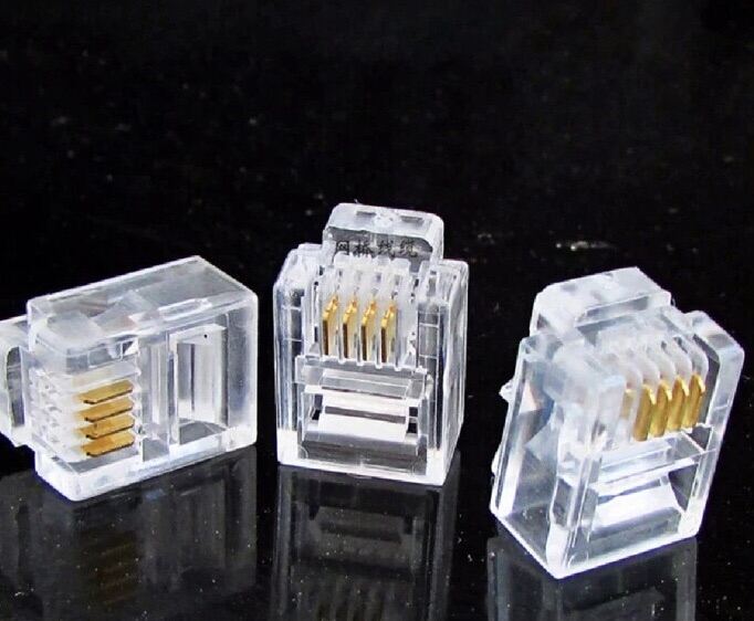 Konektor Telepon RJ 11 Konektor Telepon 4 Pin | Lazada Indonesia