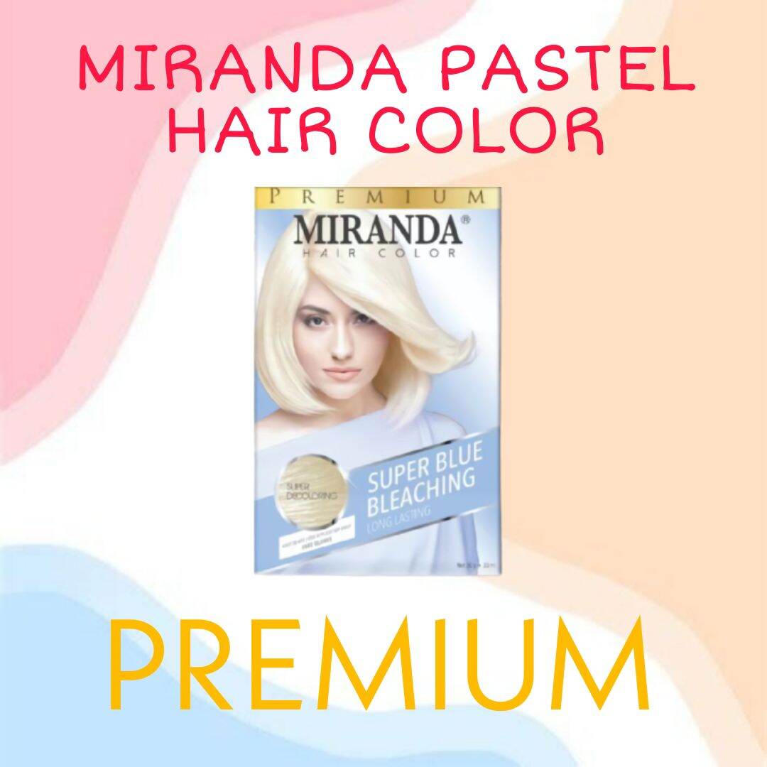 MIRANDA PASTEL SERIES PERMANENT HAIR COLORFUL / PEWARNA RAMBUT MIRANDA ...