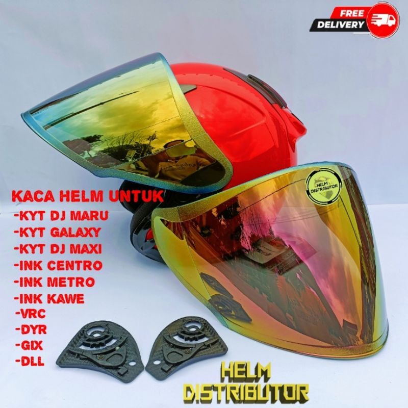 Kaca flat visor VRC INK CENTRO KYT DJ MARU KYT GALAXY+RACHET | Lazada ...